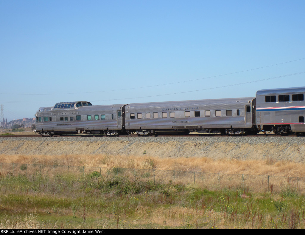 "Silver Solarium" and "Silver Rapids" on California Zephyr #6